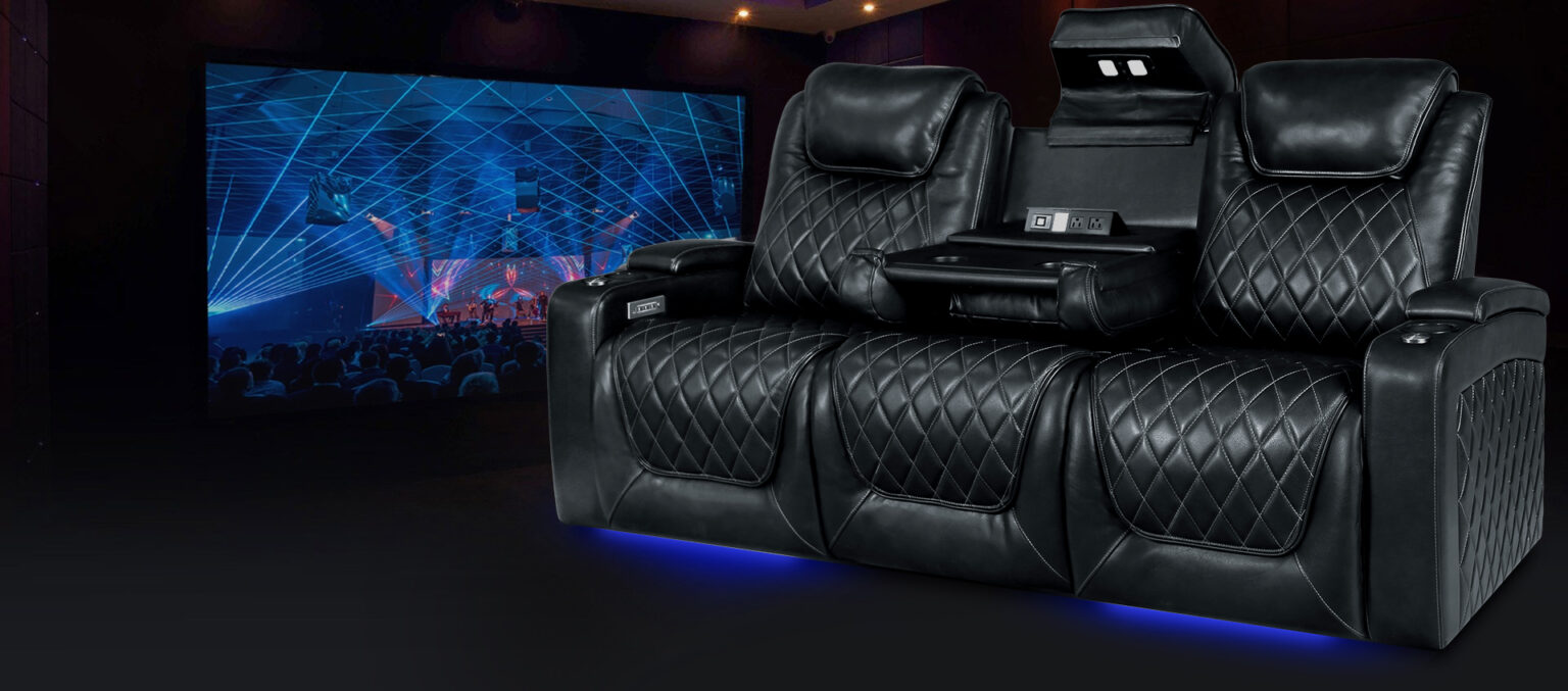 Oslo Console Edition: Premium Home Theater Seating