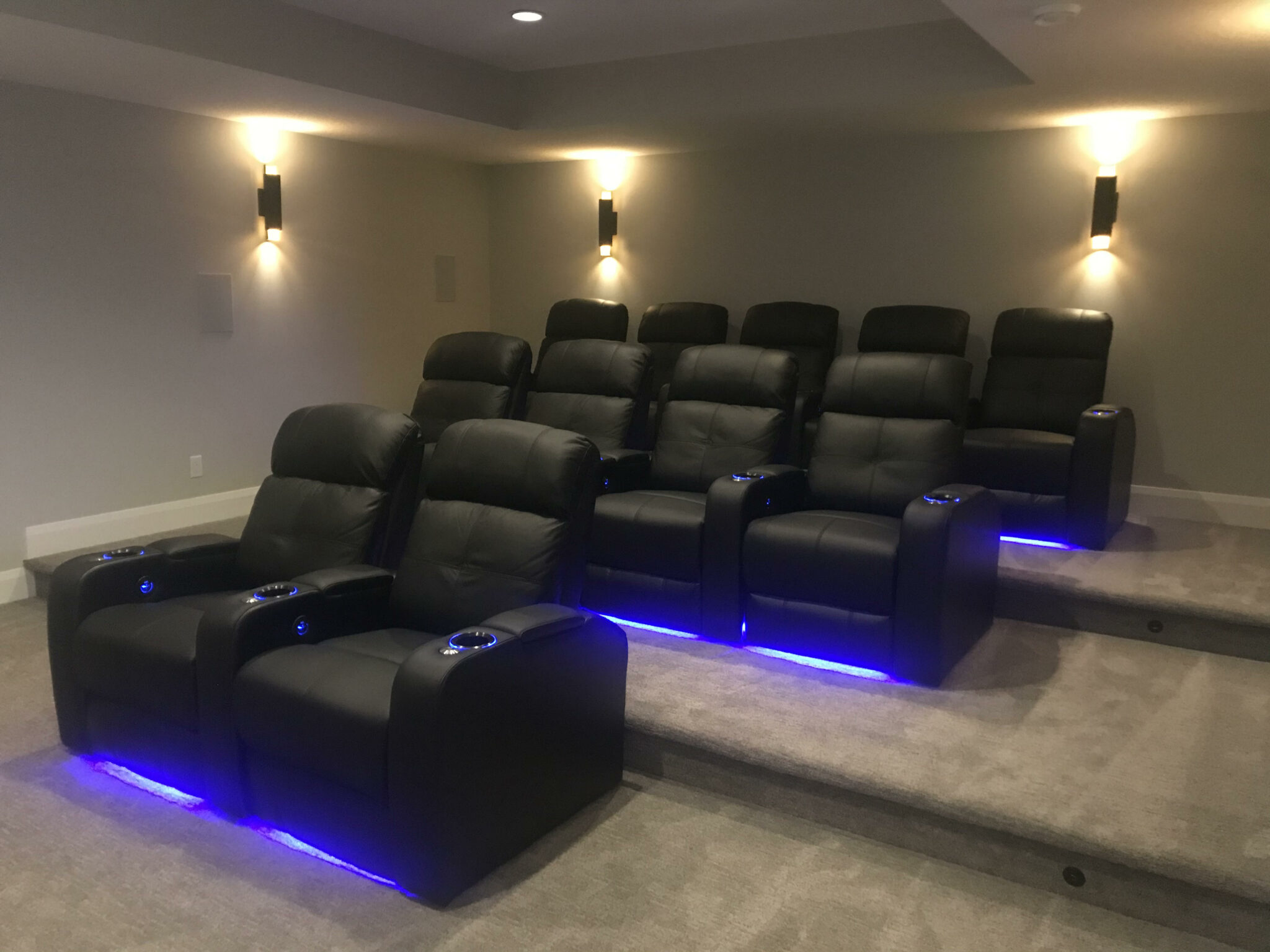 Our Most Extravagant Home Theater Seats at Clients' Homes