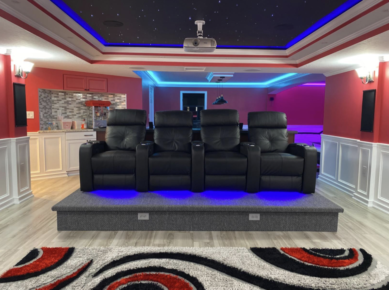 Our Most Extravagant Home Theater Seats at Clients' Homes