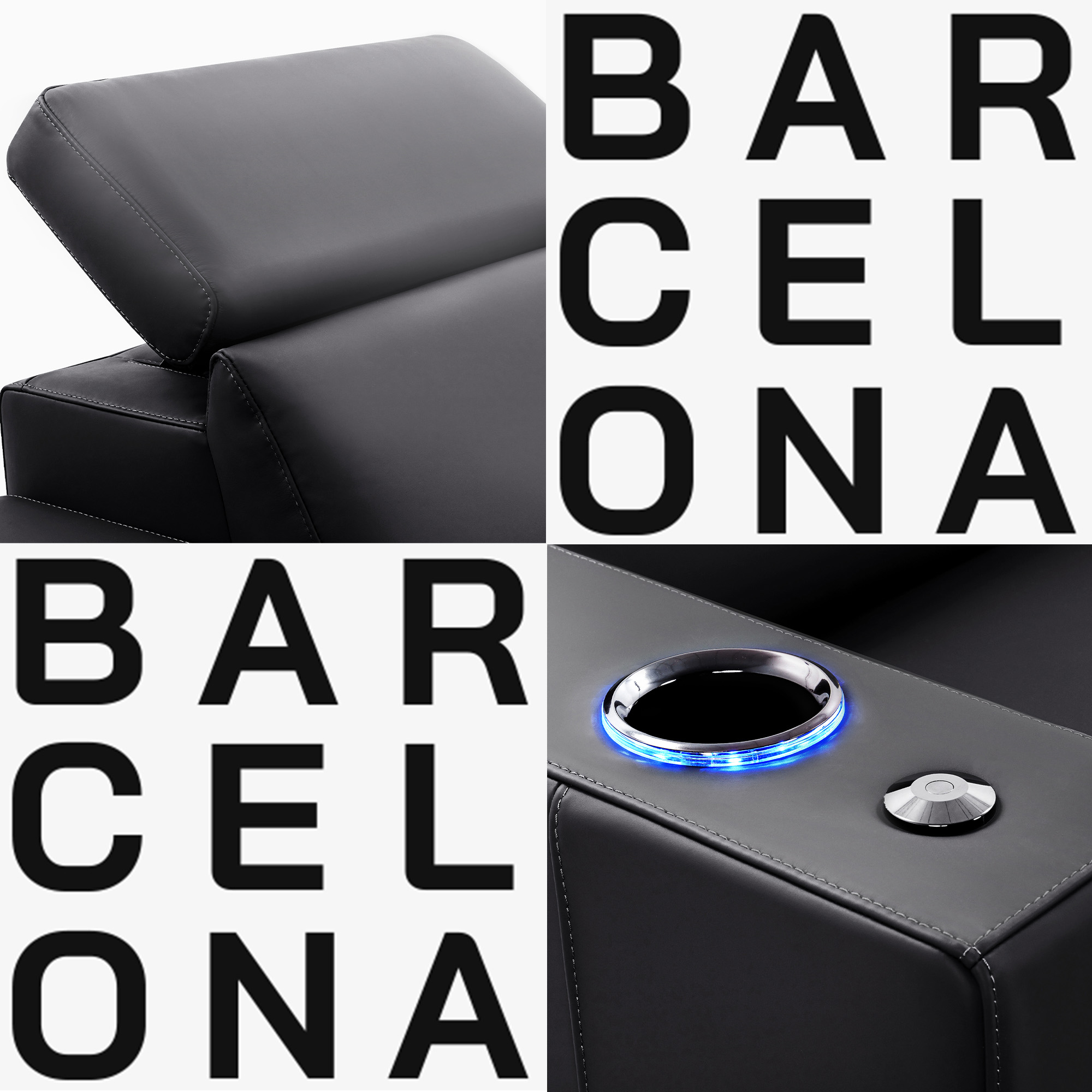 The Barcelona Is Your Dream Couch for a Media Room